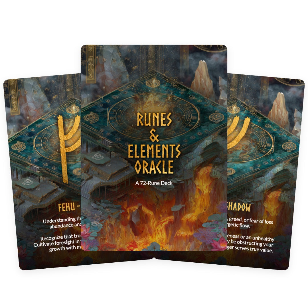 Oracle of Runes and Elements - 72 Cards – Ibiza Tarot