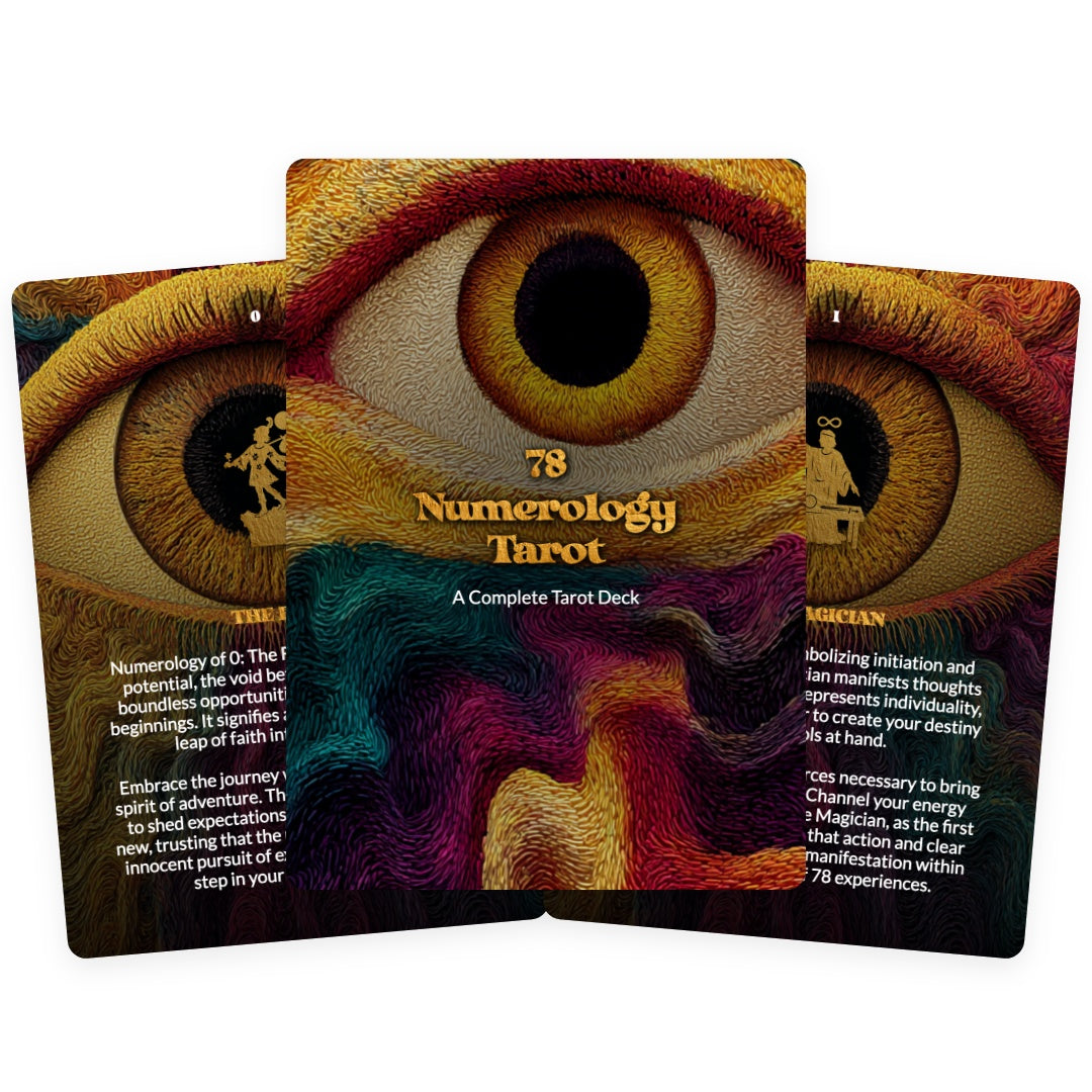 78 Numerology Tarot - 78 Cards – Ibiza Tarot