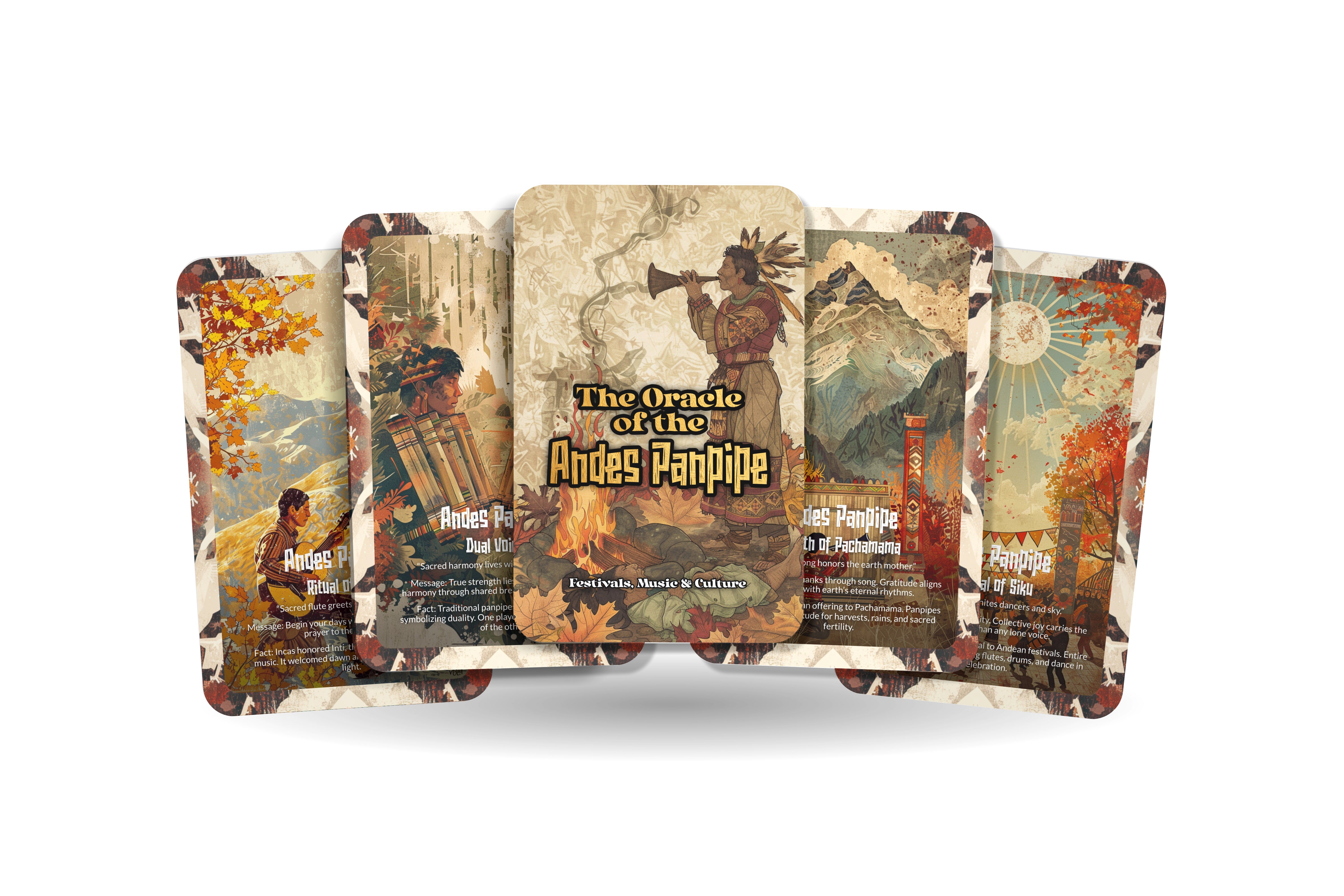 The Oracle of the Andes Panpipe – A Mountain Melody Oracle Deck – 22 ...