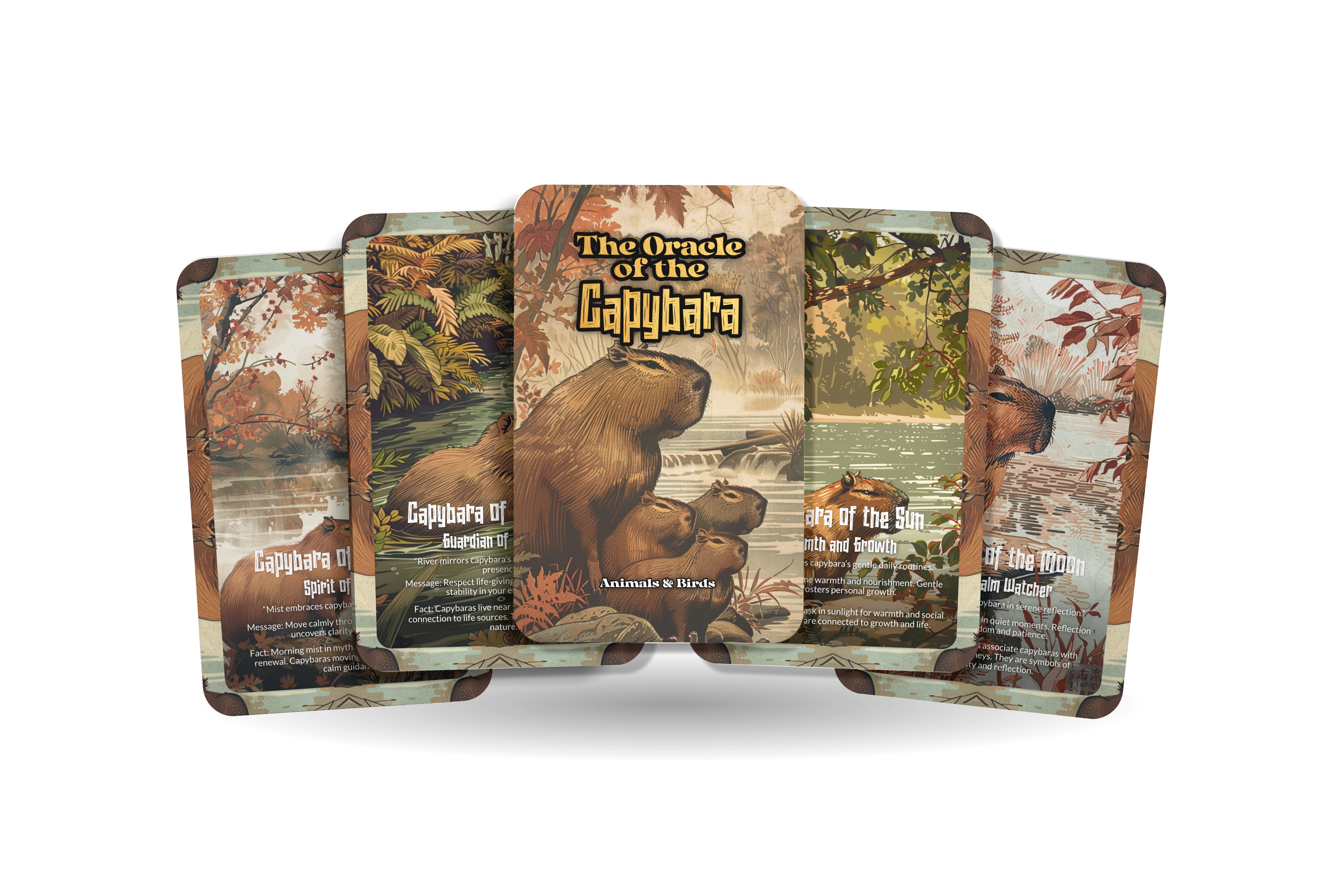 The Oracle of the Capybara – A Gentle Water Oracle Deck – 22 Oracle ...