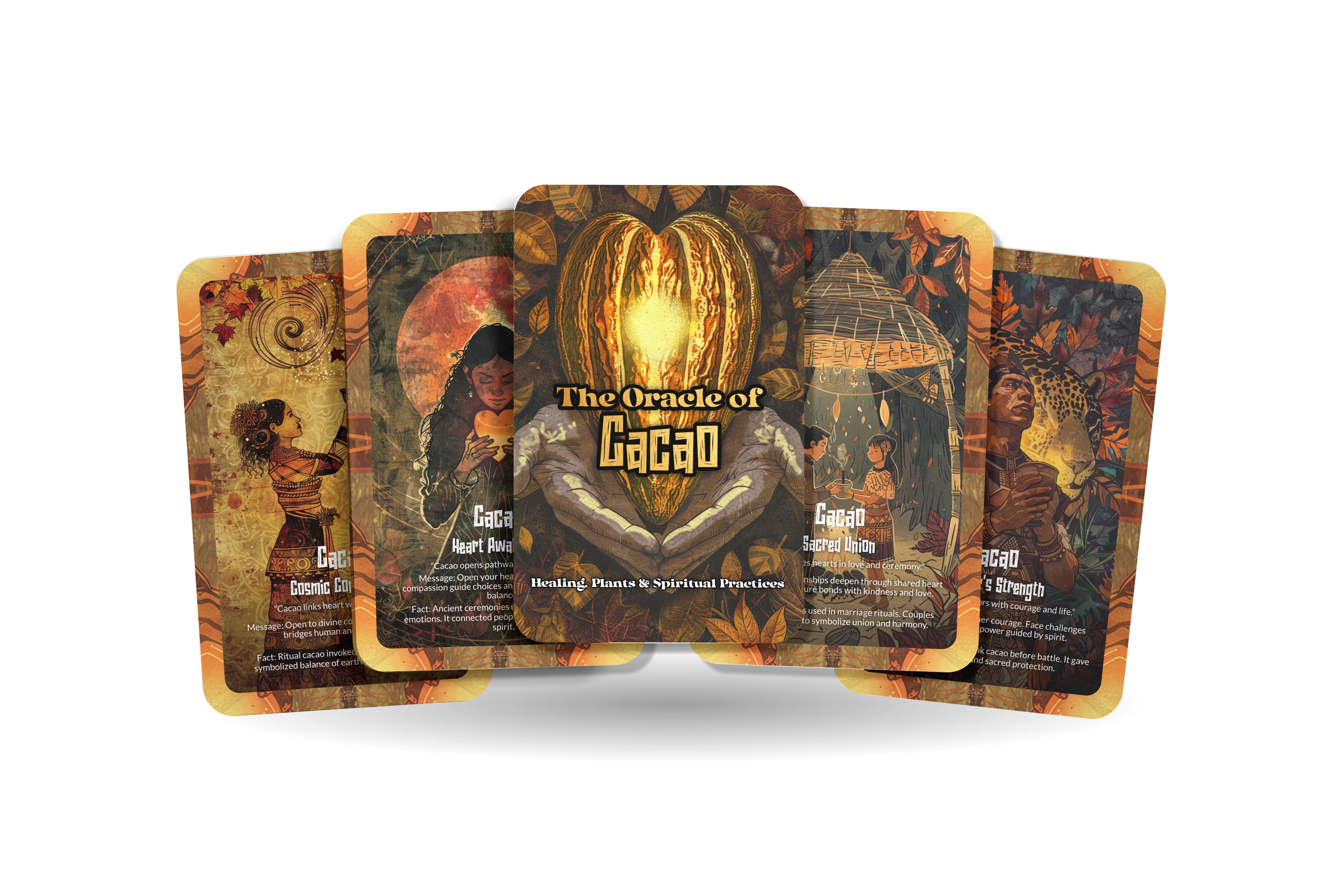The Oracle of Cacao – A Heart Medicine Oracle Deck – 22 Oracle Cards ...