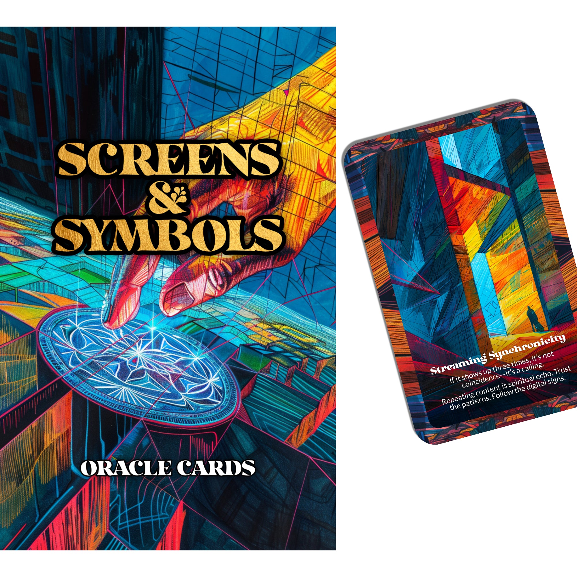 Screens & Symbols – A Digital Divination Oracle Deck – 22 Oracle Cards ...