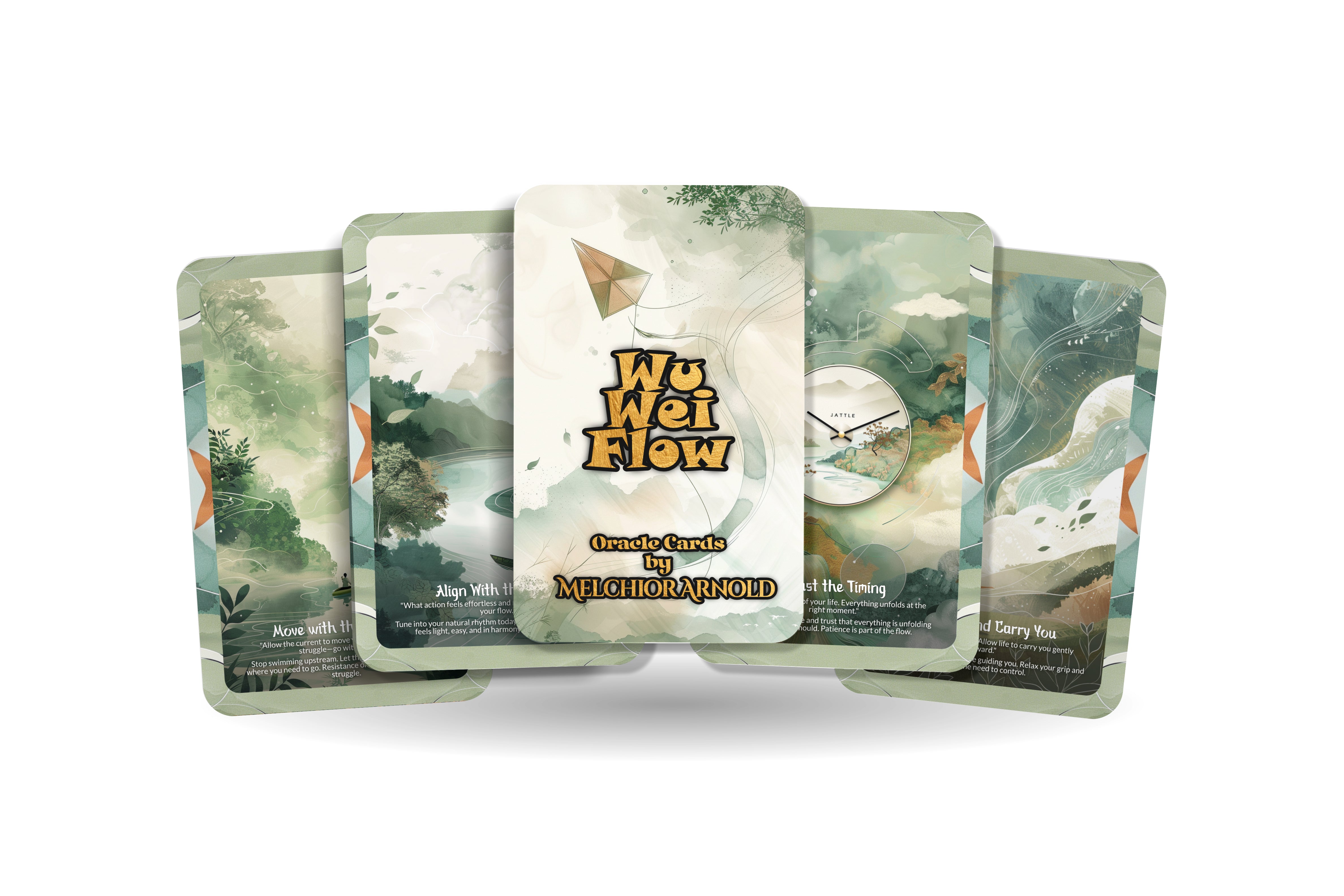 Wu Wei Flow Oracle - 22 Oracle Cards – Ibiza Tarot