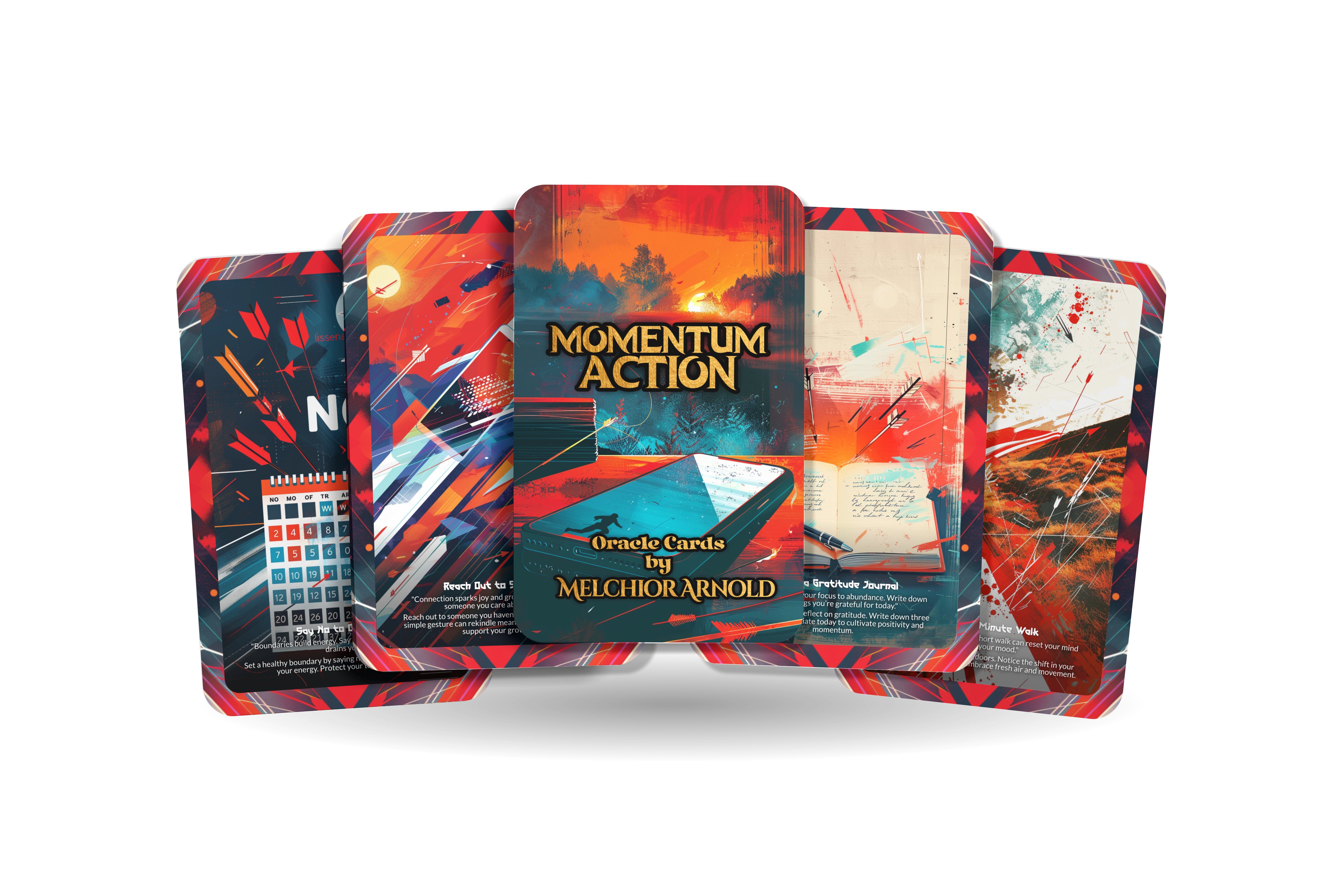 Momentum Action Cards - 22 Oracle Cards – Ibiza Tarot