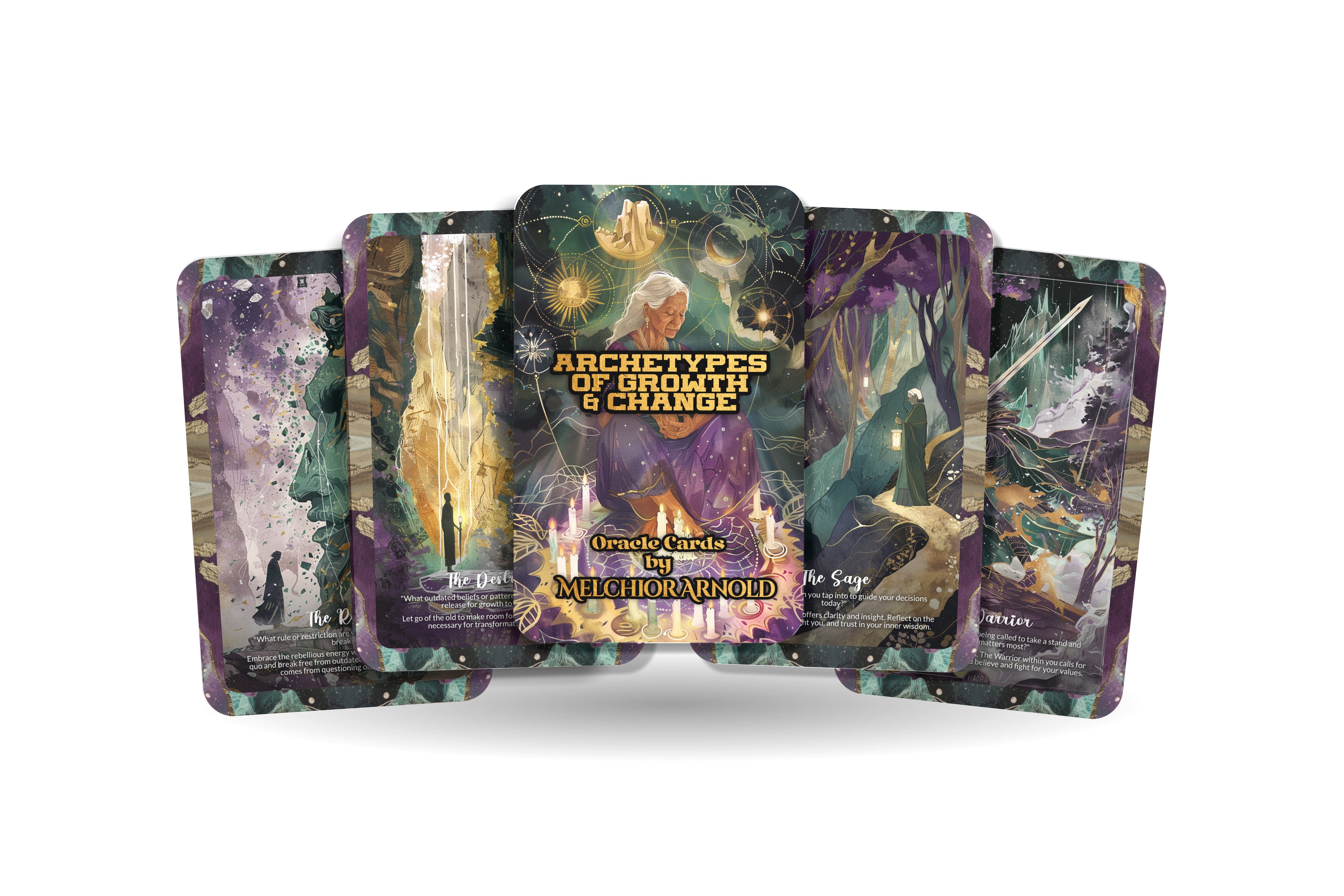 Archetypes of Growth & Change Deck - 22 Oracle Cards – Ibiza Tarot