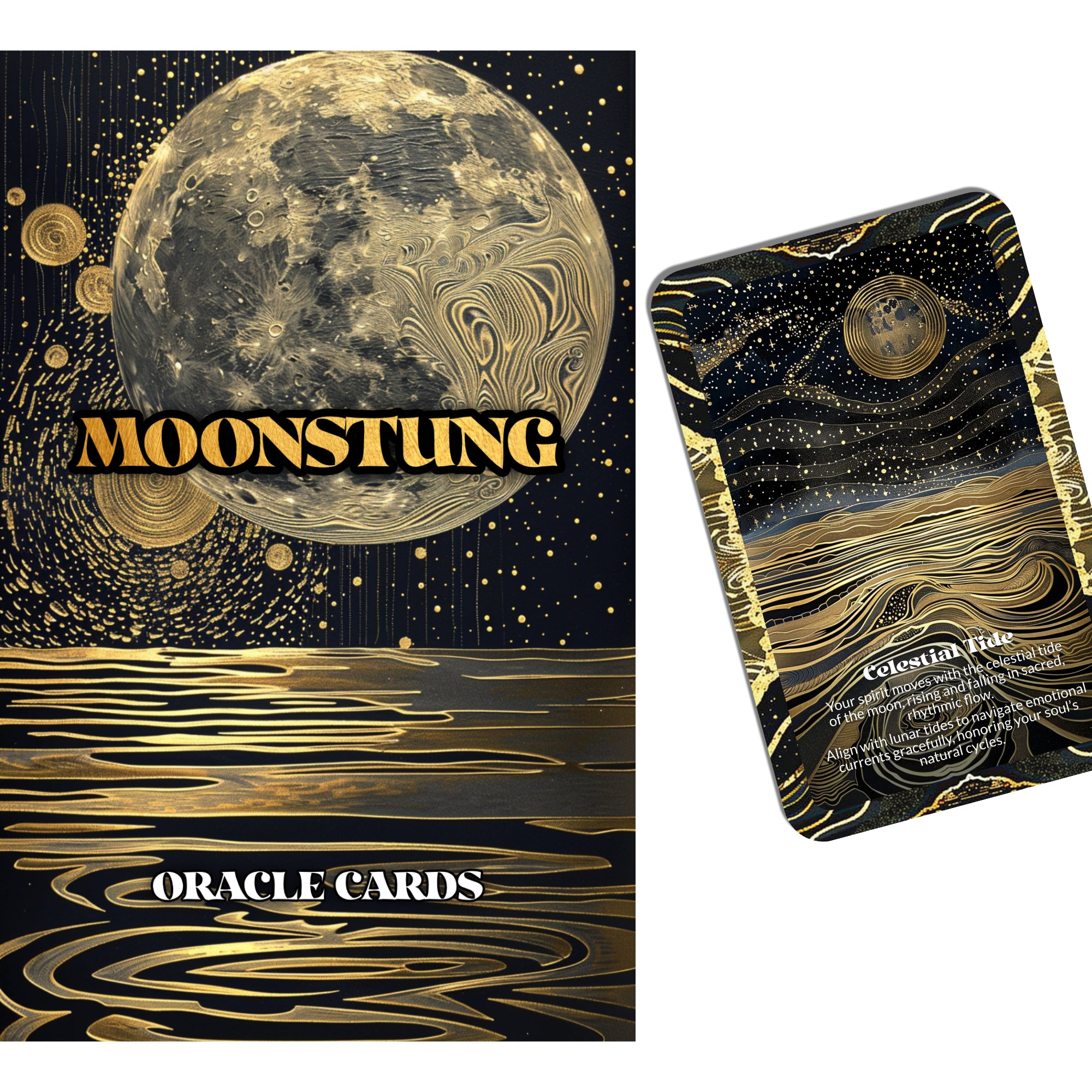Moonstung – A Lunar Emotion Oracle Deck – 22 Oracle Cards – Where Moon ...