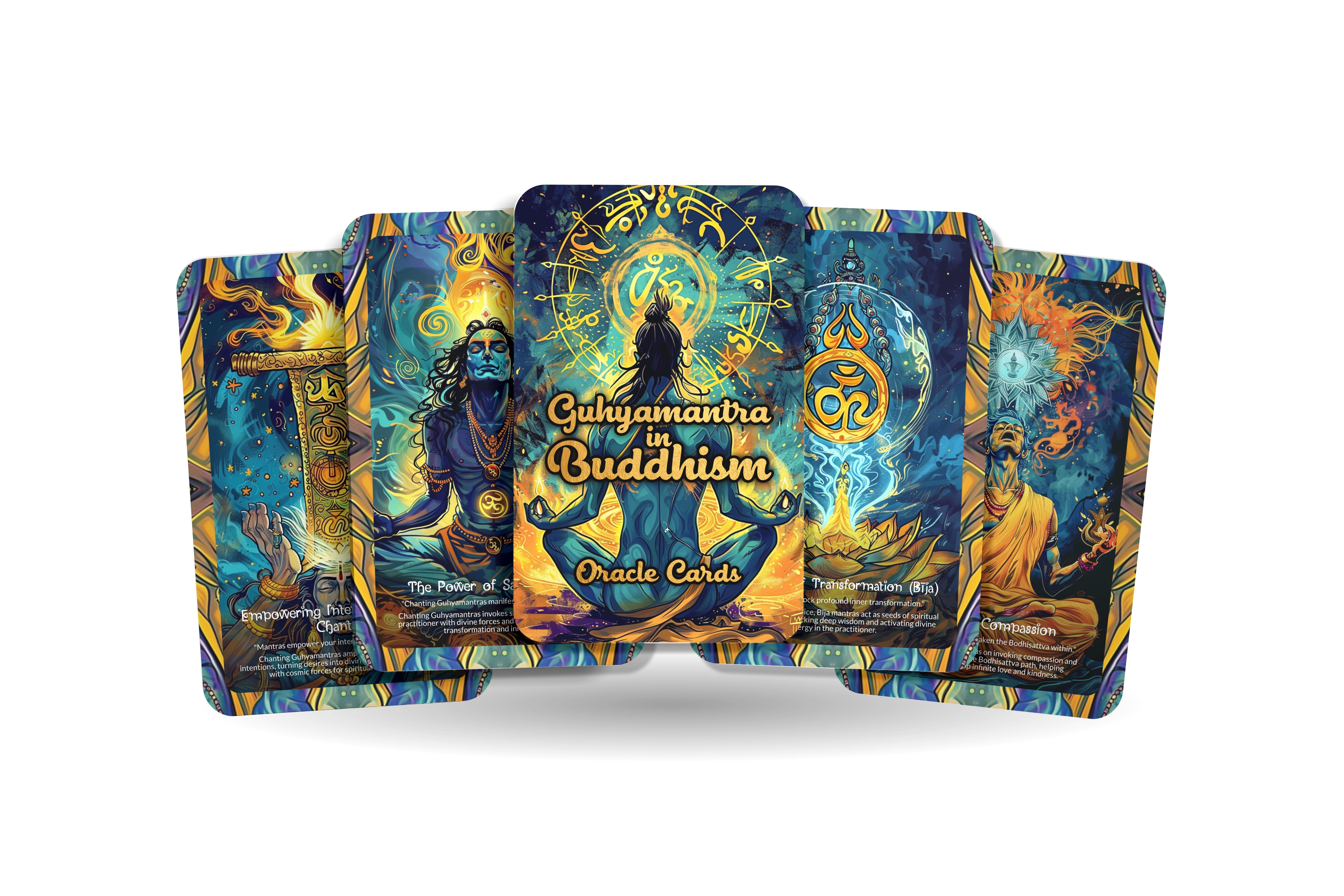 Guhyamantra in Buddhism Oracle Cards - 22 Oracle Cards - Discovering t ...