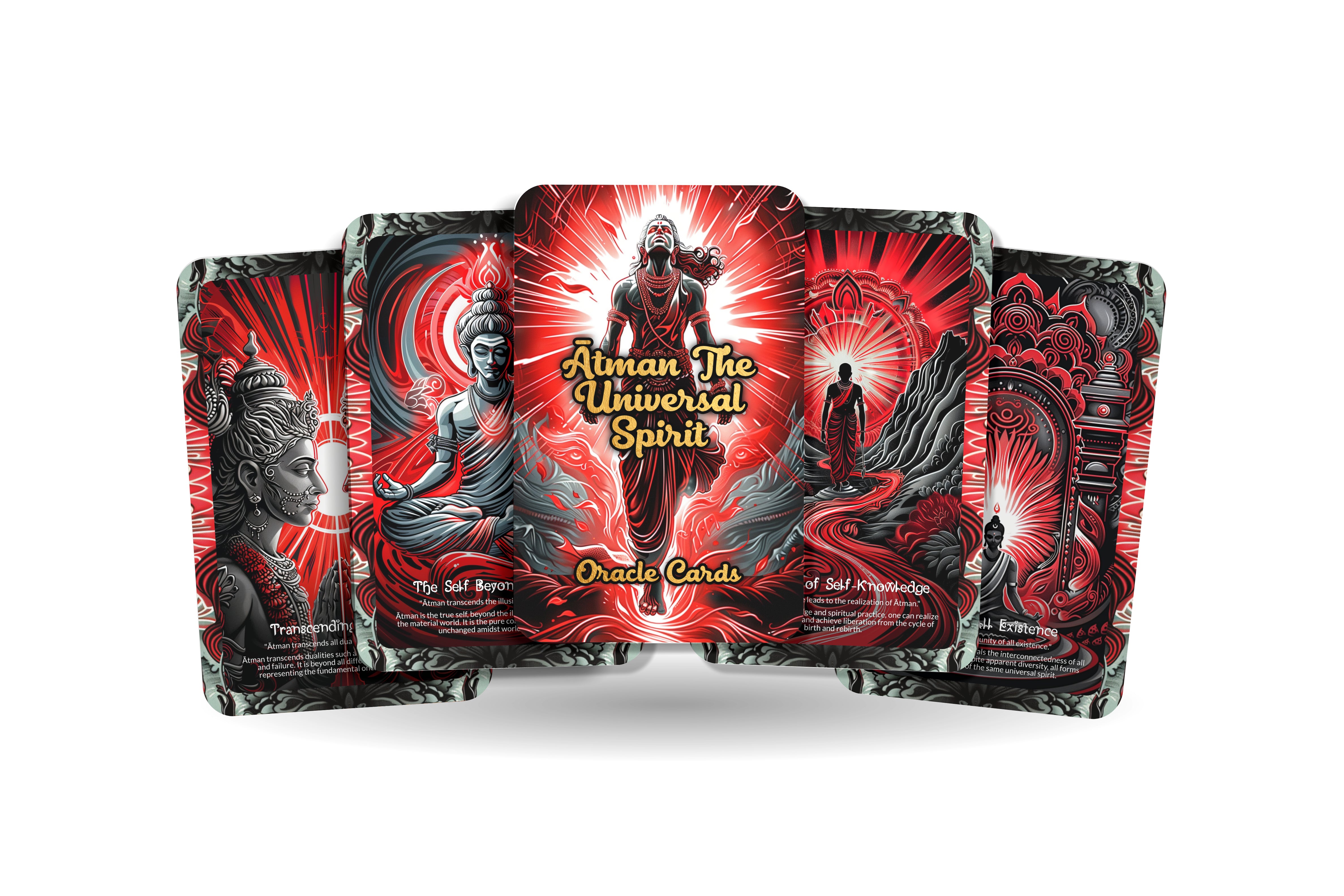 Atman The Universal Spirit Oracle Cards - 22 Oracle Cards - Connecting ...