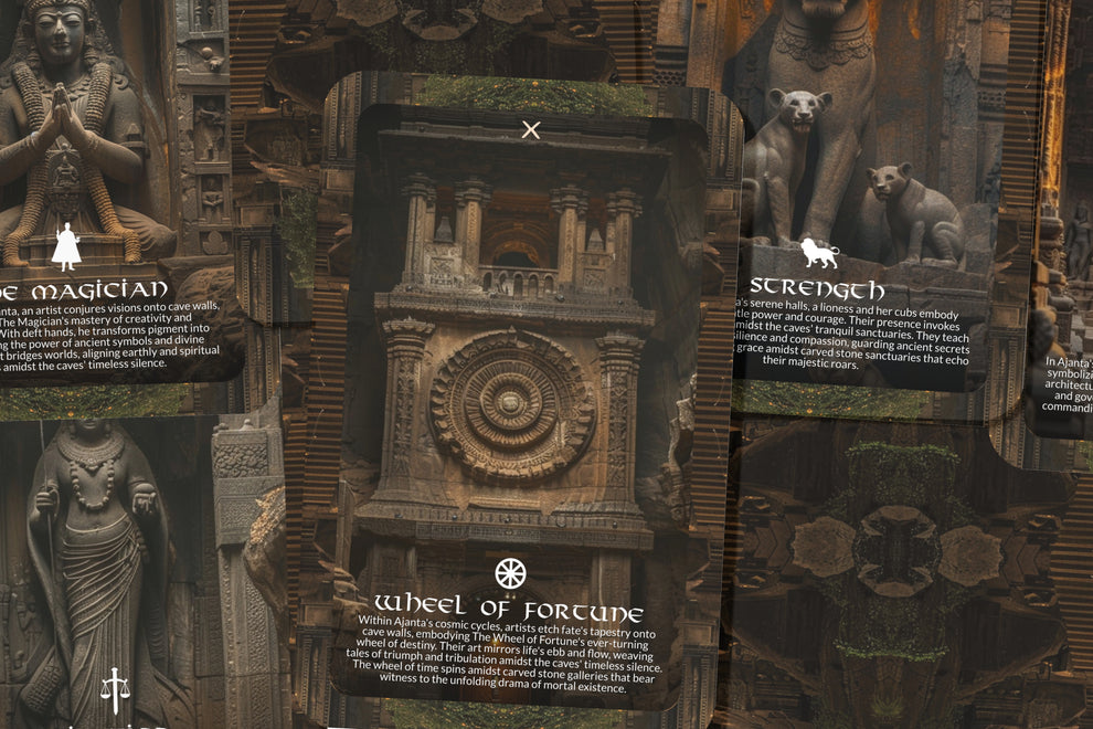 The Ajanta Caves Tarot - 22 Major Arcana - A unique spiritual journey ...