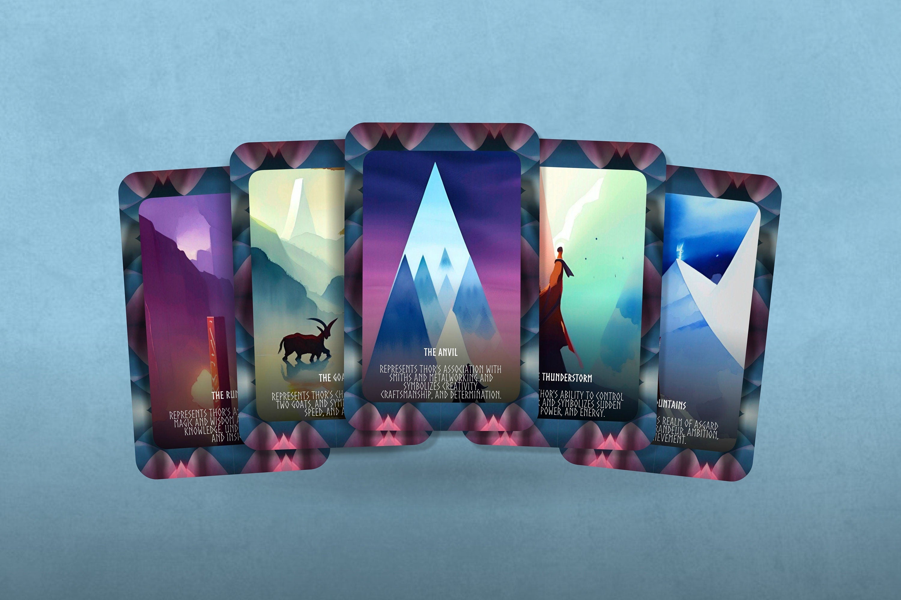 The Oracle of Thor - Find guidance in Norse mythology - 24 cards - Ora ...