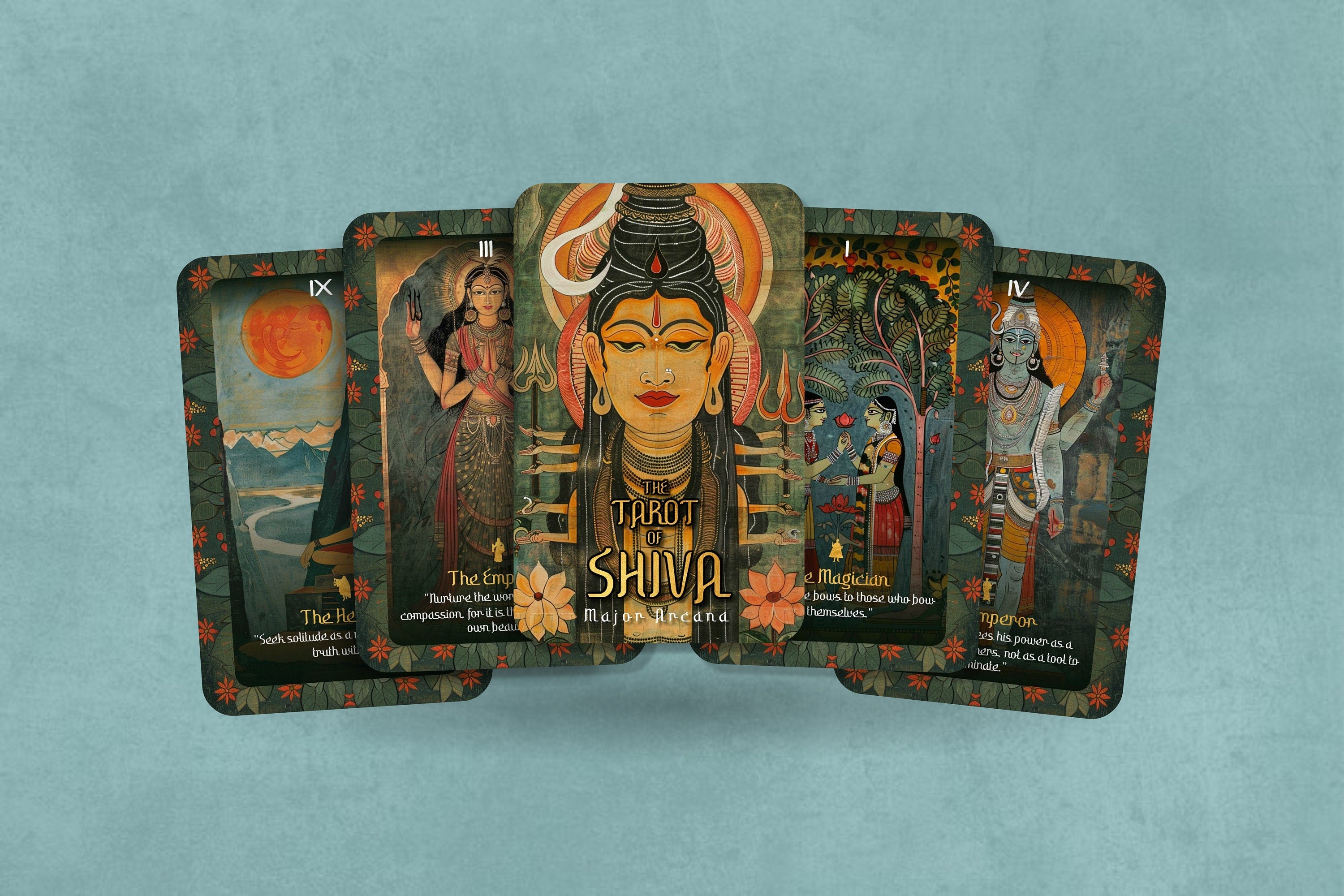The Tarot of Shiva - Major Arcana - Shiva Art - Tarot Deck - Fortune T ...