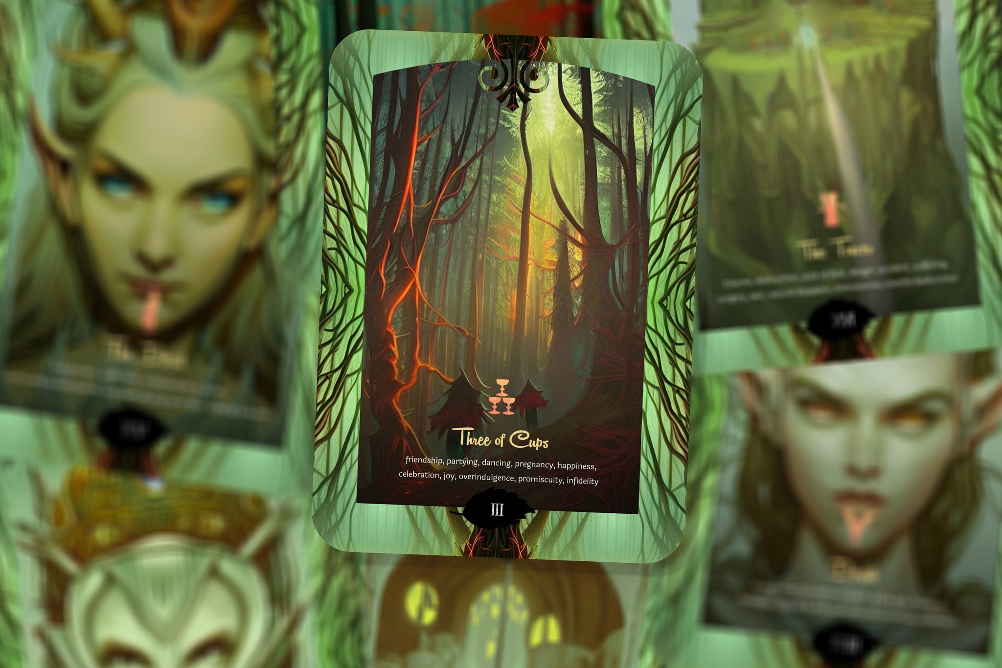 Forest of the Elves Tarot - 78 Cards - Magical Elves – Ibiza Tarot